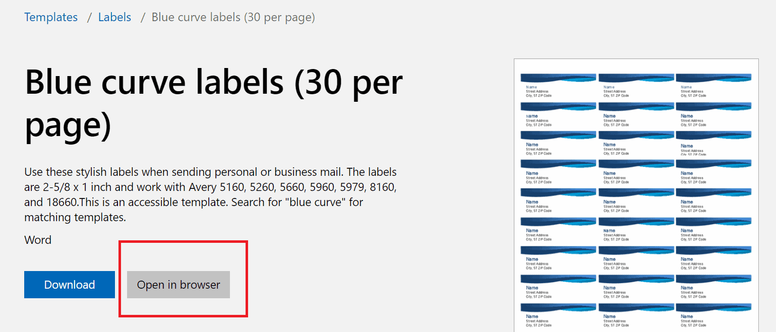 How to start labels in Microsoft word online - WordOnlineTips.com