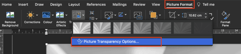 How to make the picture background transparent in Word - WordOnlineTips.com