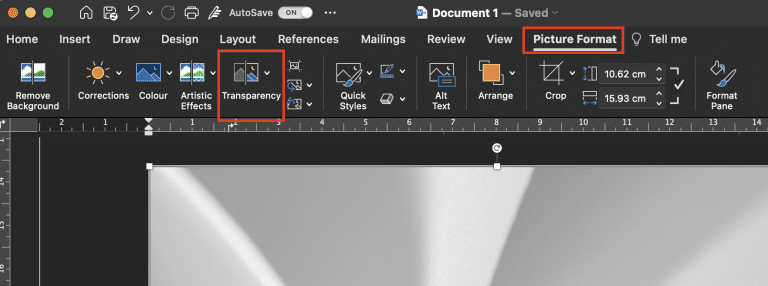 How to make the picture background transparent in Word - WordOnlineTips.com