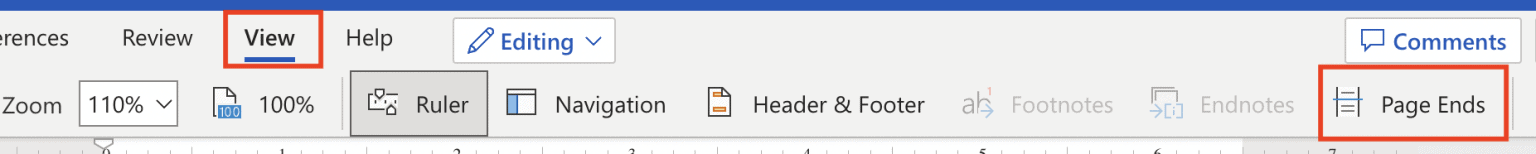 White space between pages Word Online - WordOnlineTips.com