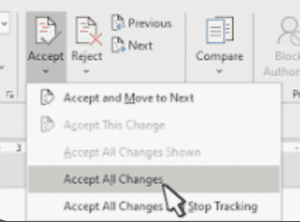 How to accept or reject changes in Word Online - WordOnlineTips.com