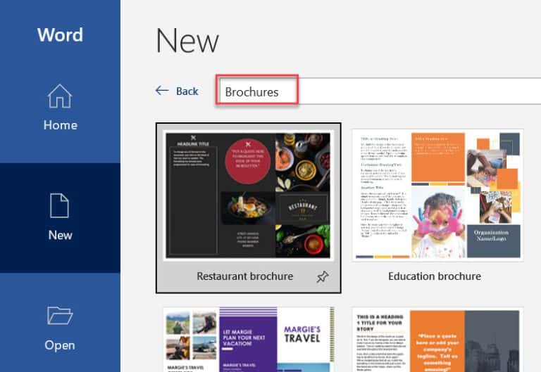 How to make a brochure on Microsoft Word Online? - WordOnlineTips.com