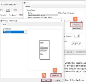 Word Two Pages Side by Side[How to Print] - WordOnlineTips.com